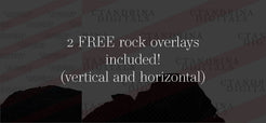 Solar Eclipse Inspired Digital Backdrops, 2 FREE Rock Overlays ...