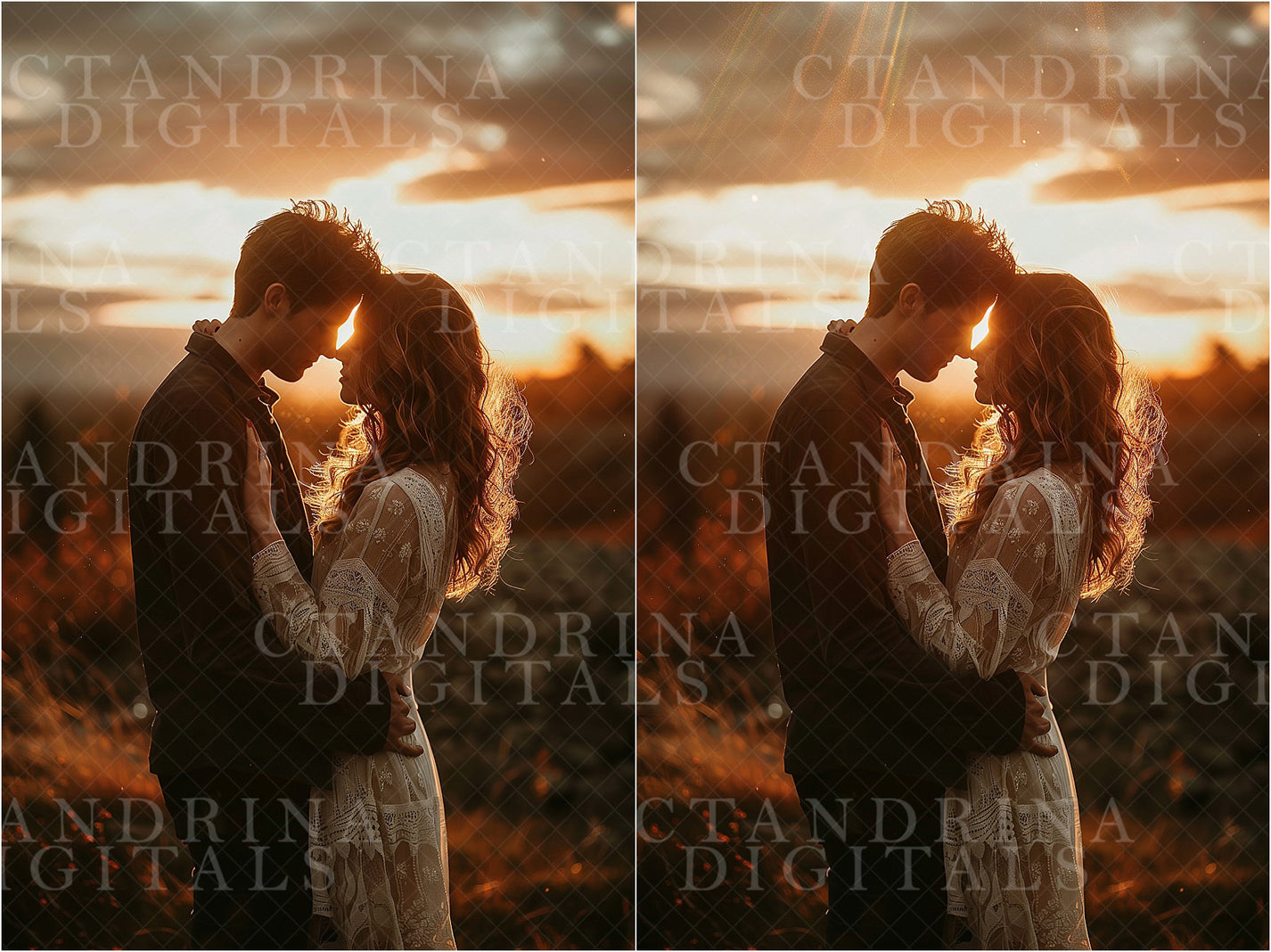 Sunlight Rays and Flare Digital Backdrops Overlays – CTandRinaDigitals
