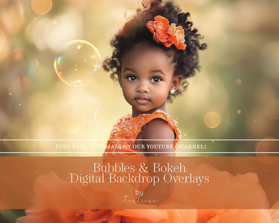 Bubbles and Bokeh Digital Backdrop Overlays – CTandRinaDigitals