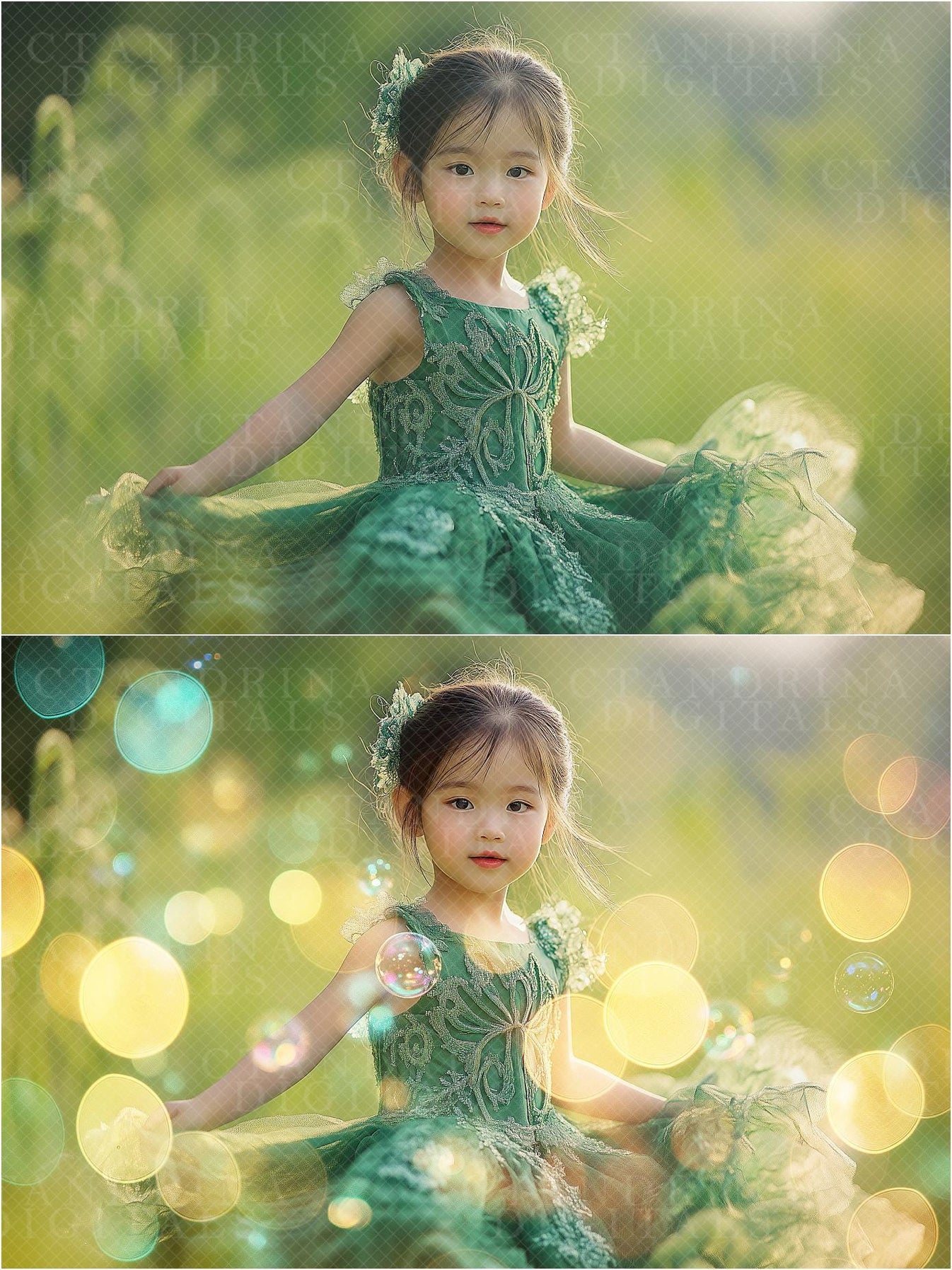 Bubbles and Bokeh Digital Backdrop Overlays – CTandRinaDigitals