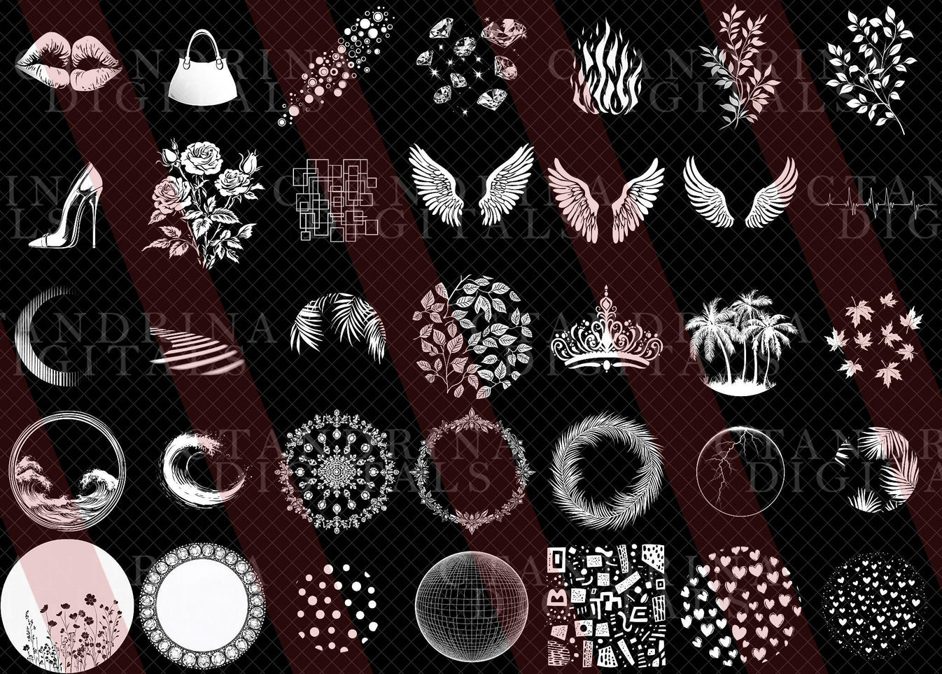 Snoot and Shape Digital Backdrop Overlays Vol. 2 – CTandRinaDigitals