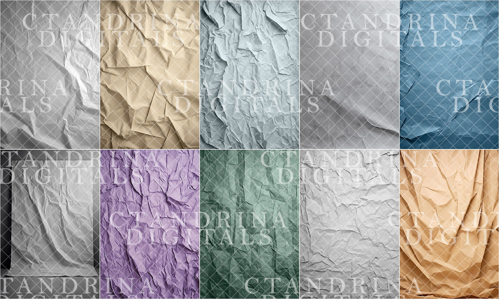 Wrinkled Paper Digital Backdrop Overlays – CTandRinaDigitals