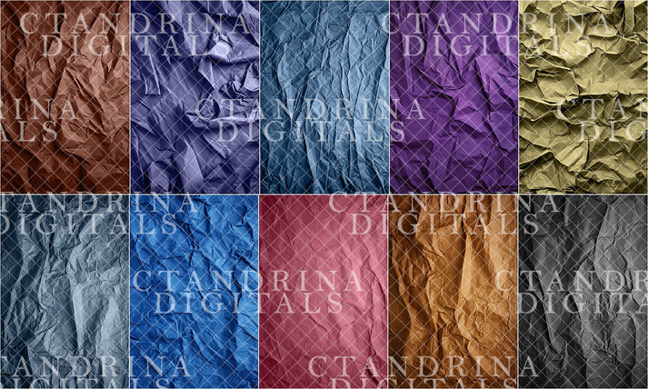 Wrinkled Paper Digital Backdrop Overlays – CTandRinaDigitals